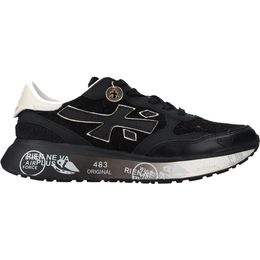 Premiata Low-Top Sneaker - Dames Lauryn - Gr. 38 (EU) - in Schwarz - f&uuml;r Damen