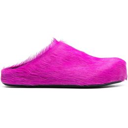 Marni Slipper & Pantoletten - M Fussbett Sabot Fuchsia - Gr. 44 (EU) - in Gold - f&uuml;r Damen