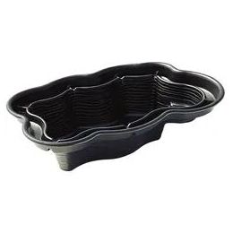 Fertigteich Ubbink "Iris SIII", schwarz, B:130cm H:50cm L:205cm, Polyethylen (PE), Teichschalen