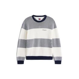 Tommy Jeans Sweater male Blue, White size S