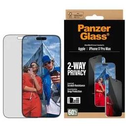 CARE BY PANZERGLASS Displayschutzglas "2-Way Privacy Ultra-Wide Fit Screen Protector", transparent, B:11,00cm H:1,20cm T:19,70mm, Displayfolien, Displayschutzfolie, Schutzfolie, Bildschirmschutz, kratz- & stoßfest