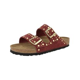 Birkenstock Pantolette 'Arizona Rivet' Damen Größe 41 rot