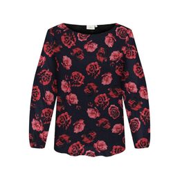 Only Carmakoma Bluse 'CARFOREST' Damen Gr&ouml;&szlig;e XL/XXL rot / schwarz