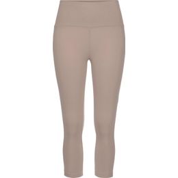 Lascana Damen Caprileggings beige Größe 52/54