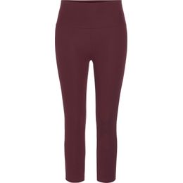 Lascana Damen Caprileggings weinrot Größe 56/58