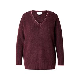 Only Carmakoma Pullover 'CARHAVANNA' Damen Gr&ouml;&szlig;e 7XL weinrot