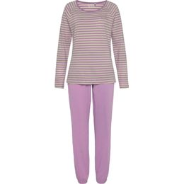 Vivance Dreams Damen Pyjama lila Größe 56/58