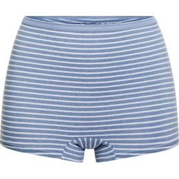 w&auml;schepur Damen Panty 2x bleu-geringelt + 2x bleu Gr&ouml;&szlig;e 52