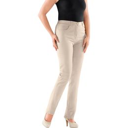 CR&Eacute;ATION L Damen Jeans mit abgerundeten Taschen stein Gr&ouml;&szlig;e 26