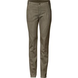 Heine Damen Chinohose in Karotten-Form oliv Gr&ouml;&szlig;e 20