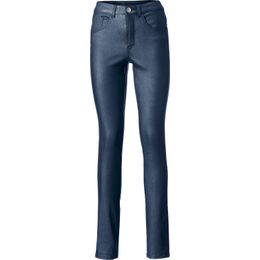 Heine Damen Bauchweg-Hose integriertes Power-Mesh marine Gr&ouml;&szlig;e 34