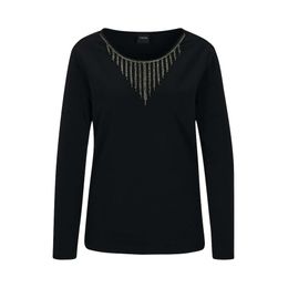 Madeleine Mode MADELEINE Shirt Damen Größe M/L schwarz