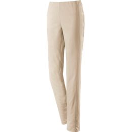 Damen Hose mit Dehnbund, Viskose-Qualit&auml;t sand Gr&ouml;&szlig;e 255