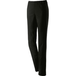 Damen Hose mit Dehnbund, Viskose-Qualit&auml;t schwarz Gr&ouml;&szlig;e 21