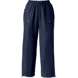CR&Eacute;ATION L Damen 7/8-Hose in Microfaser-Qualit&auml;t marine Gr&ouml;&szlig;e 54
