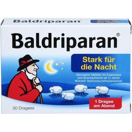 Pharma SGP Baldriparan Stark für die Nacht überzogene Tab. 30 St