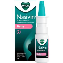 Wick Nasivin Dosiertropfer oK Baby 0,1 mg/ml Ntr 5 ml
