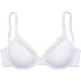 Lascana Damen B&uuml;gel-BH wei&szlig; Gr&ouml;&szlig;e 95C