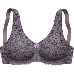 Nuance Damen Entlastungs-BH taupe-schwarz Größe 85C