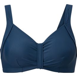 feel good Damen Bikini-Oberteil mit Zierriegel dunkelblau Gr&ouml;&szlig;e 46C
