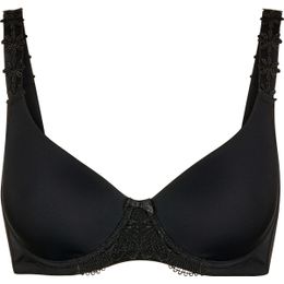 wäschepur Damen Schalen-BH mit Bügel schwarz Größe 80D