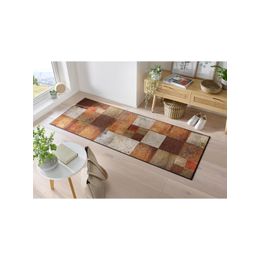 wash+dry by Kleen-Tex unisex Fu&szlig;matte rotbraun-gemustert Gr&ouml;&szlig;e 50x75 cm