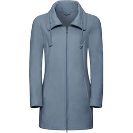 CR&Eacute;ATION L Damen Fleecejacke mit 2-Wege-Rei&szlig;verschluss hellblau Gr&ouml;&szlig;e 50