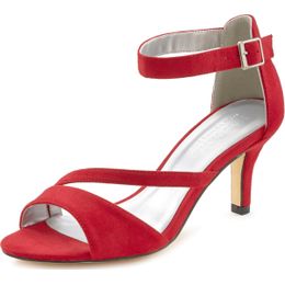 Lascana Damen Sandalette rot, Gr&ouml;&szlig;e 37