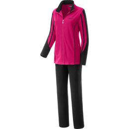 Damen Freizeitanzug formstabile Qualit&auml;t pink-schwarz Gr&ouml;&szlig;e 20/21
