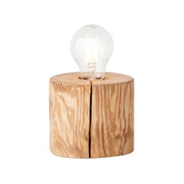 Brilliant Lampe, Trabo Tischleuchte 10cm kiefer gebeizt, Holz, 1x A60, E27, 25W, | Gr.: onesize