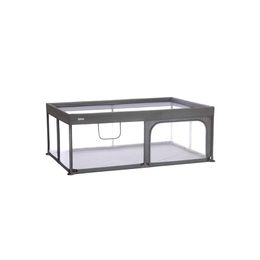 fillikid Laufgitter groß 180 x 120 cm Exklusiv in Grau | Gr.: onesize