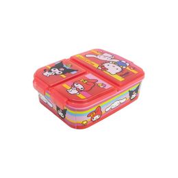 Hello Kitty Kinder Premium Lunchbox Brotdose mit 3 F&auml;chern in Mehrfarbig | Gr.: onesize