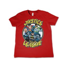 Justice League Shirt "Team Kids Tee" in Rot | Gr.: L
