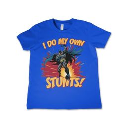 Batman Shirt "I Do My Own Stunts Kids T-Shirt" in Blau | Gr.: M