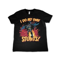 Batman Shirt "I Do My Own Stunts Kids T-Shirt" in Schwarz | Gr.: XL