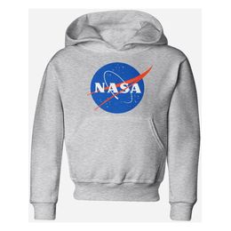 Nasa Kinder Hoodie "Insignia Logotype Kids Hoodie" in Grau | Gr.: M