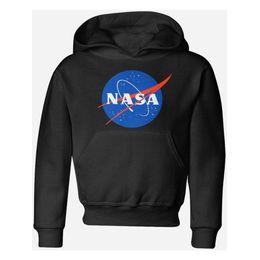 Nasa Kinder Hoodie "Insignia Logotype Kids Hoodie" in Schwarz | Gr.: M