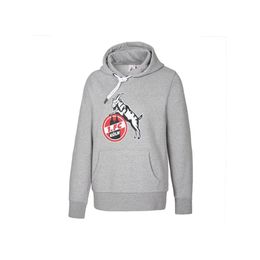 Fu&szlig;ballverein 1. FC K&ouml;ln Hoodie "Hoodie Basic" in Grau | Gr.: L