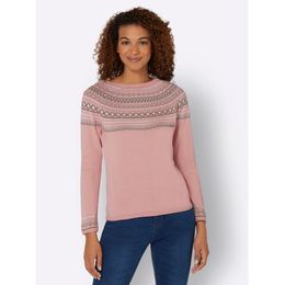 WITT WEIDEN Pullover in ros&eacute;-gemustert | Gr.: 38