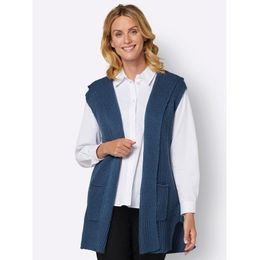 WITT WEIDEN Strickweste in jeansblau | Gr.: 46