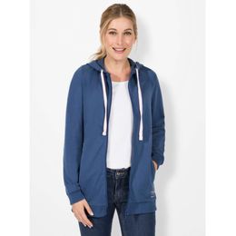 WITT WEIDEN Sweatjacke in jeansblau | Gr.: 44
