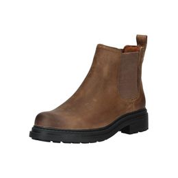Clarks Leder-Chelsea-Boots in Hellbraun | Gr.: 40