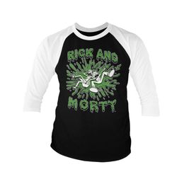 Rick and Morty Longsleeve in Wei&szlig; | Gr.: S