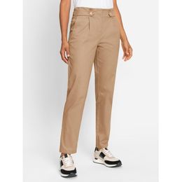 WITT WEIDEN Paperbag-Hose in camel | Gr.: 24