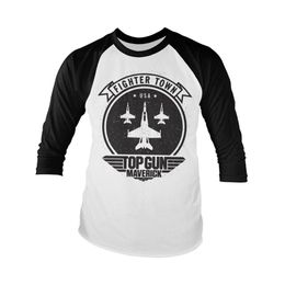 Top Gun Longsleeve in Wei&szlig; | Gr.: M