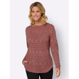 WITT WEIDEN Ajourpullover in rosenholz | Gr.: 36