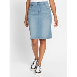 WITT WEIDEN Jeans-Rock in blue-bleached | Gr.: 42