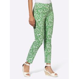 WITT WEIDEN Bengalinhose in apfel-ecru-bedruckt | Gr.: 52