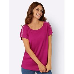 WITT WEIDEN Kurzarmshirt in fuchsia | Gr.: 42