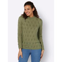 WITT WEIDEN Ajour-Pullover in schilf-meliert | Gr.: 46